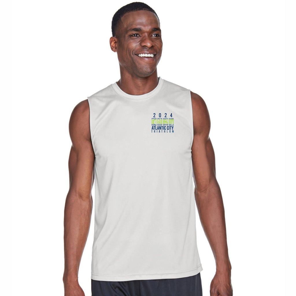 TRIAC Men's Tech Muscle Tank -Silver- 2024 Names – DelMoSports